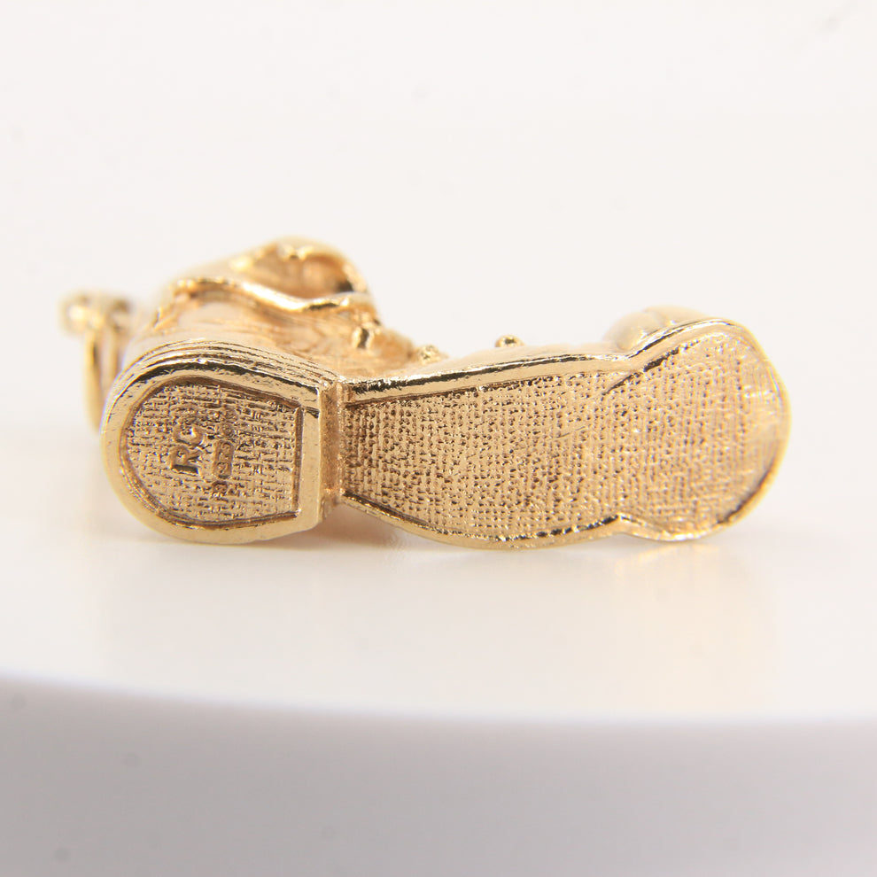 Vintage 9ct Gold Hallmarked Boot Charm Pendant Collectable – Ian Burton ...